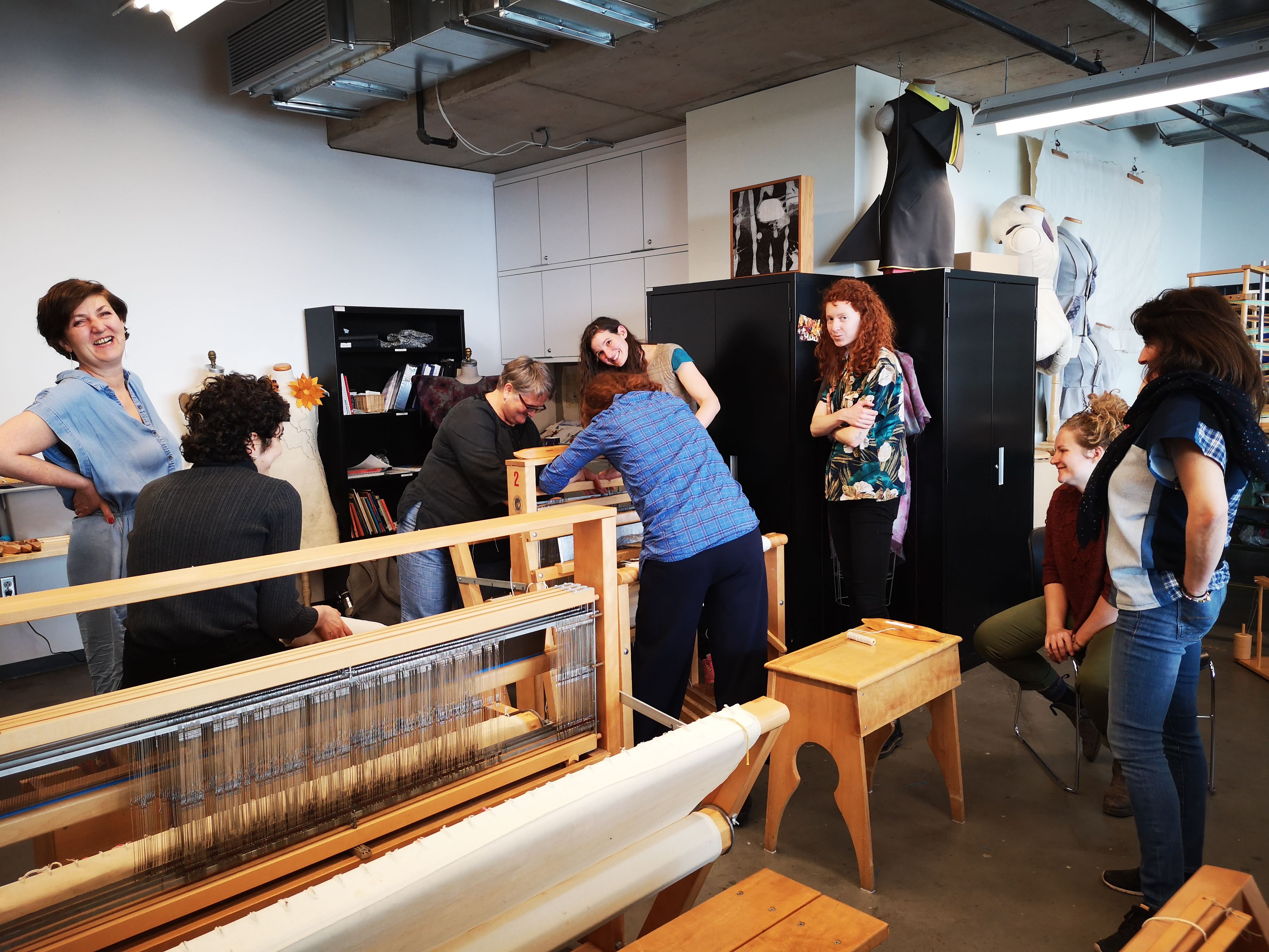 First Days at the Weaving Residency – textiles + materiality research ...